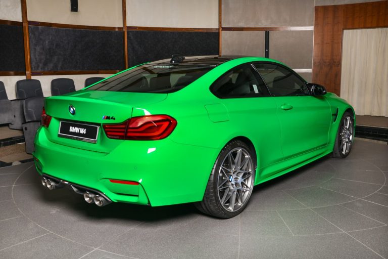 BMW M4 Coupe With M Performance Kit In Signal Green Looks Radioactive ...