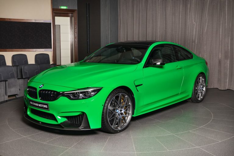 BMW M4 Coupe With M Performance Kit In Signal Green Looks Radioactive ...
