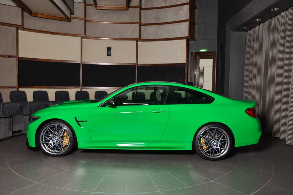BMW M4 Coupe With M Performance Kit In Signal Green Looks Radioactive ...