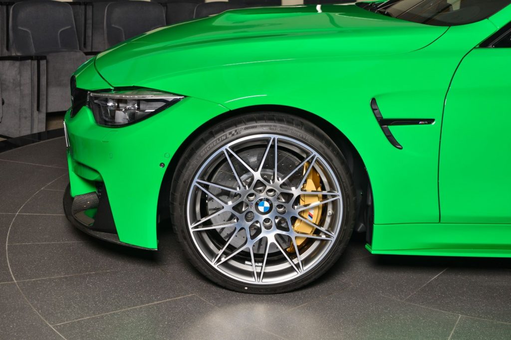 BMW M4 Coupe With M Performance Kit In Signal Green Looks Radioactive ...