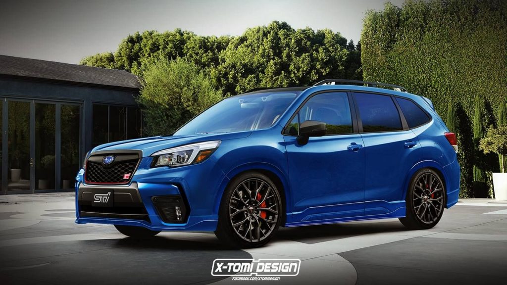 2019 Subaru Forester STI Rendering Has Us Licking Our Lips | Carscoops