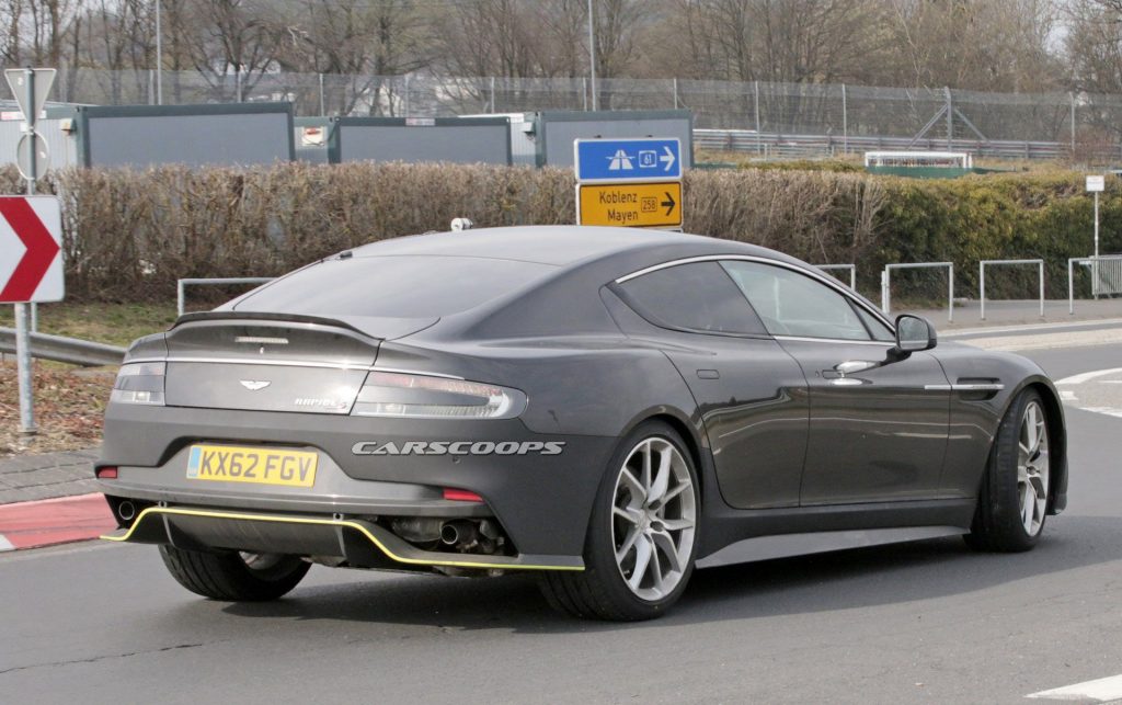 Aston Martin Rapide AMR Scooped As A 210 MPH Luxury Sedan | Carscoops