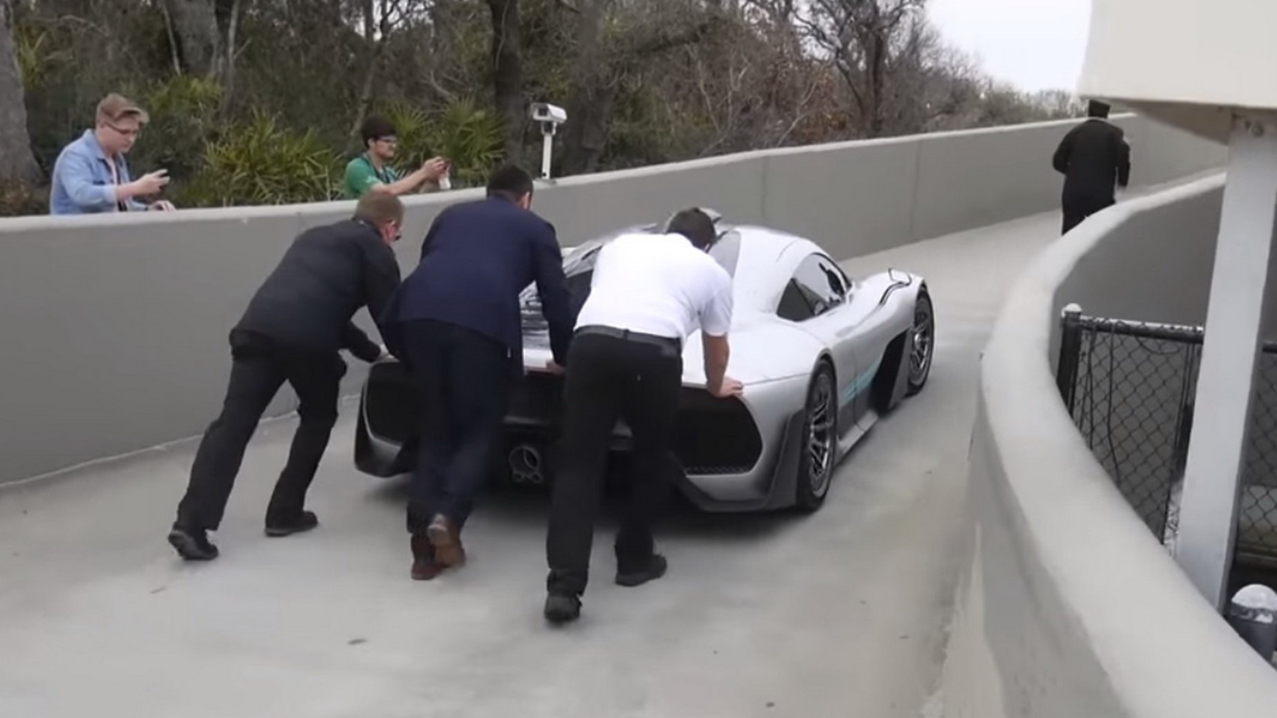 Mercedes-AMG Project One Hypercar Still Needs A Push To Go Uphill ...
