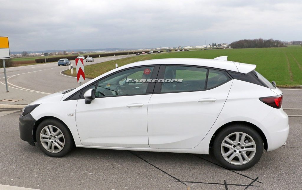 Opel Astra Facelift Spied With A New Front End | Carscoops
