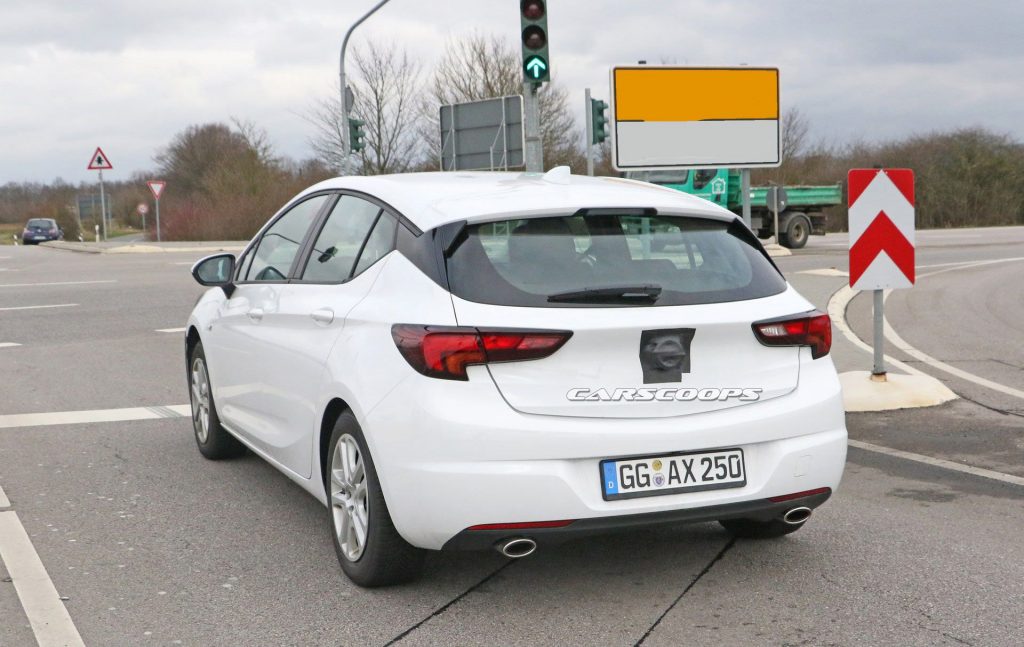 Opel Astra Facelift Spied With A New Front End | Carscoops