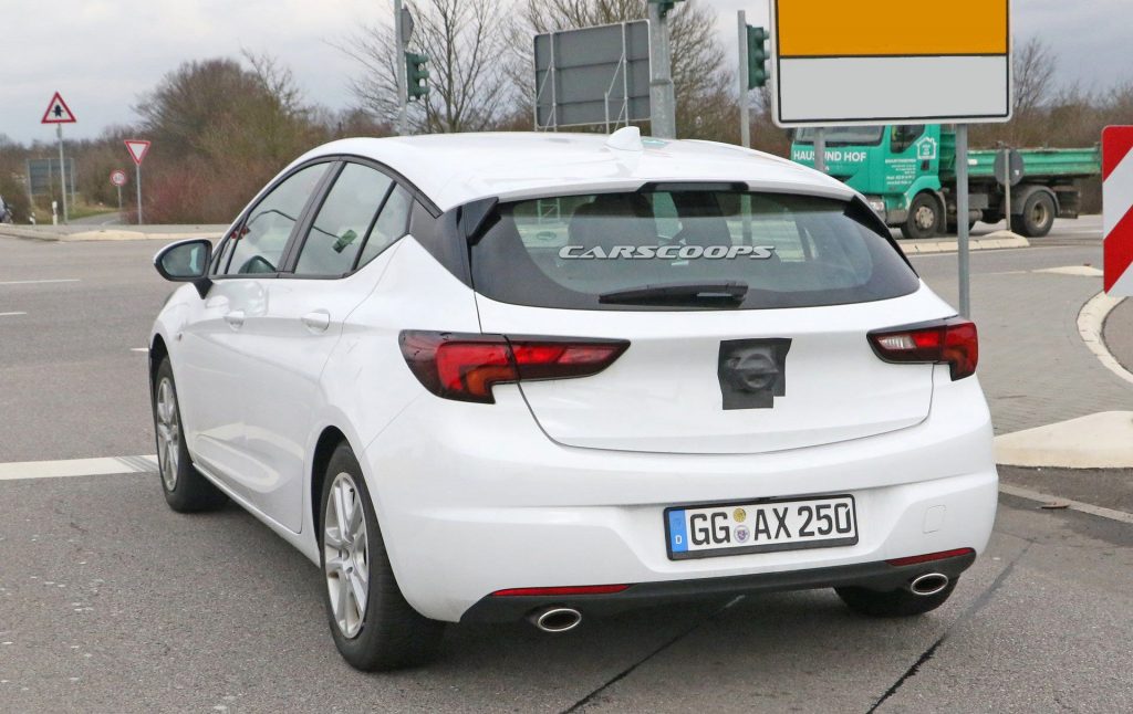 Opel Astra Facelift Spied With A New Front End | Carscoops