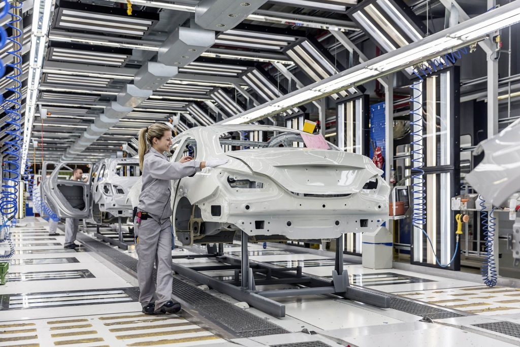 Is That The New Mercedes A-Class Sedan Rolling Down The Assembly Line ...
