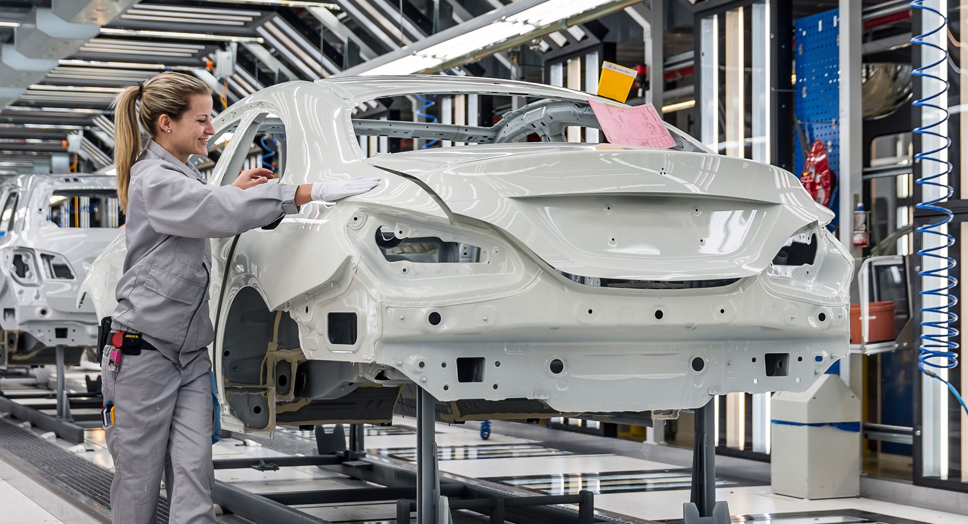 Is That The New Mercedes A-Class Sedan Rolling Down The Assembly Line ...