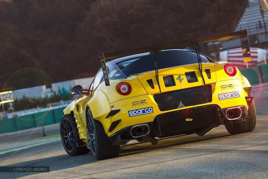 800 HP Twin-Turbo Ferrari 599 Drift Car Puts Up A Tire-Shredding Show ...
