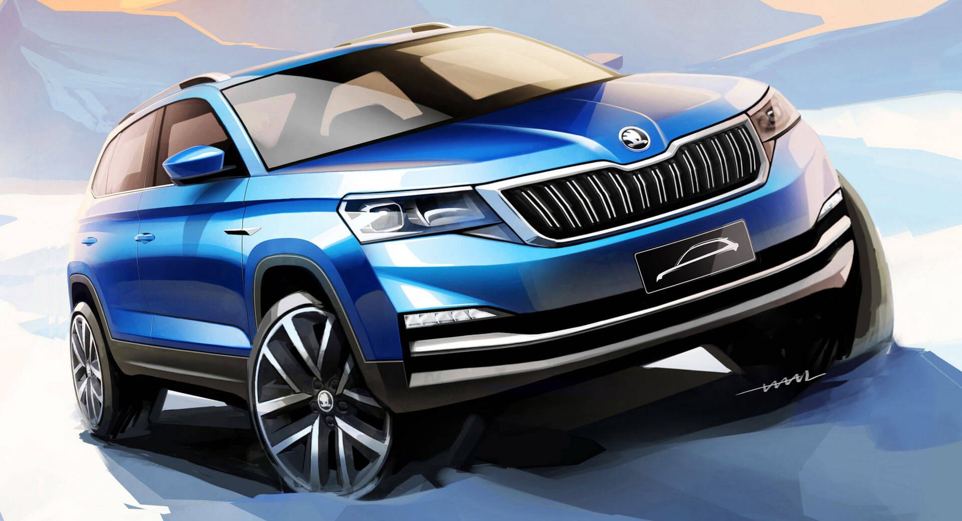 Skoda’s China-Only Kamiq Crossover Shows Up In Official Sketches ...