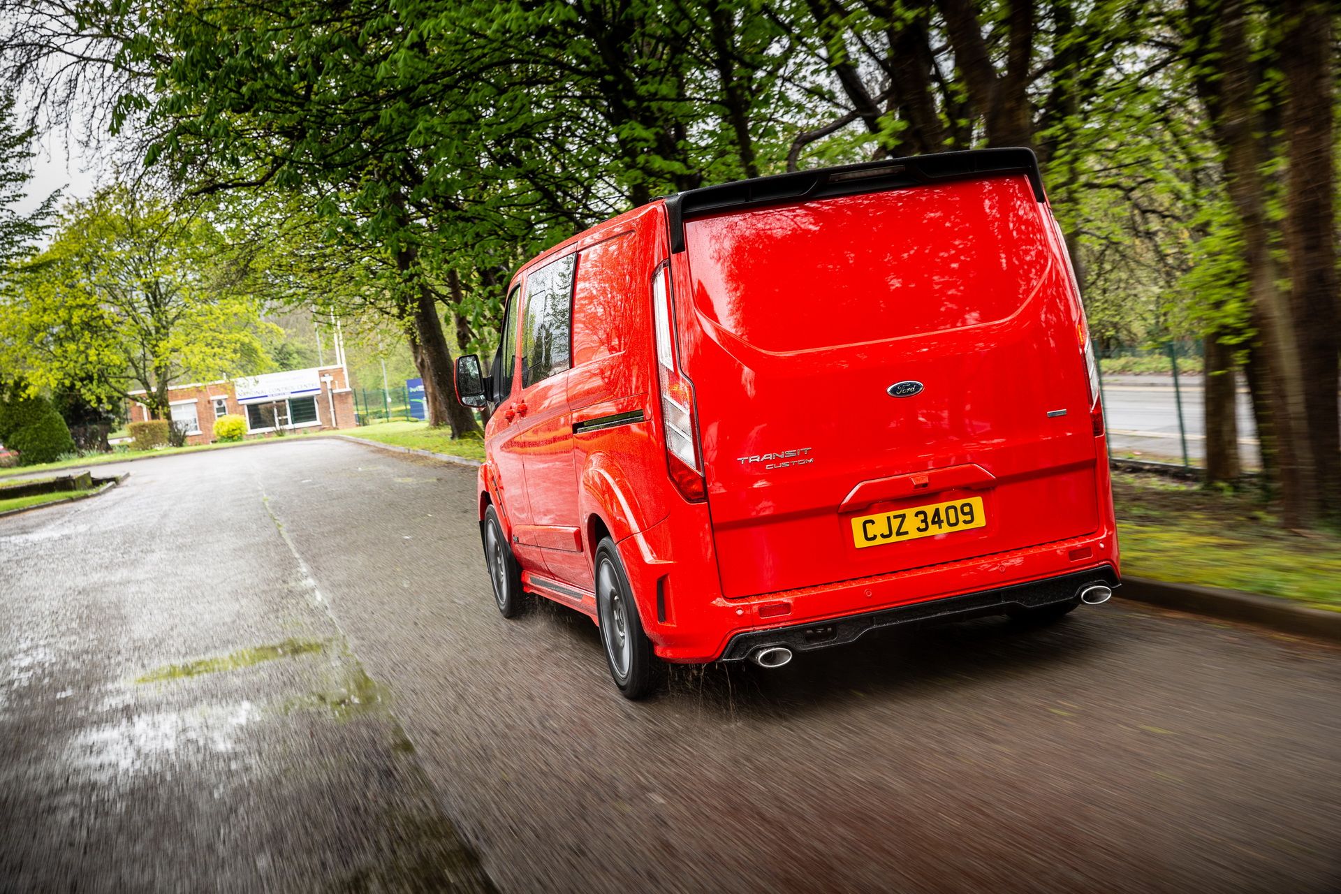 Rally-Inspired MS-RT Ford Transit Custom Is Soccer Dad’s Van | Carscoops