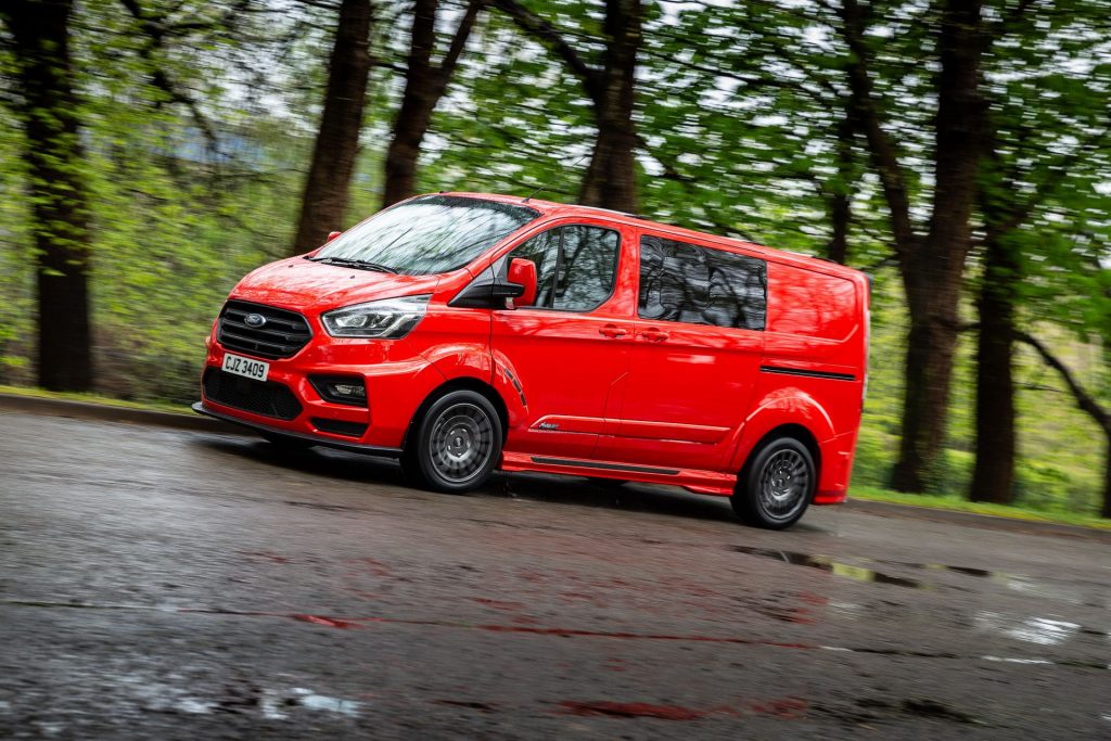 Rally-Inspired MS-RT Ford Transit Custom Is Soccer Dad’s Van | Carscoops