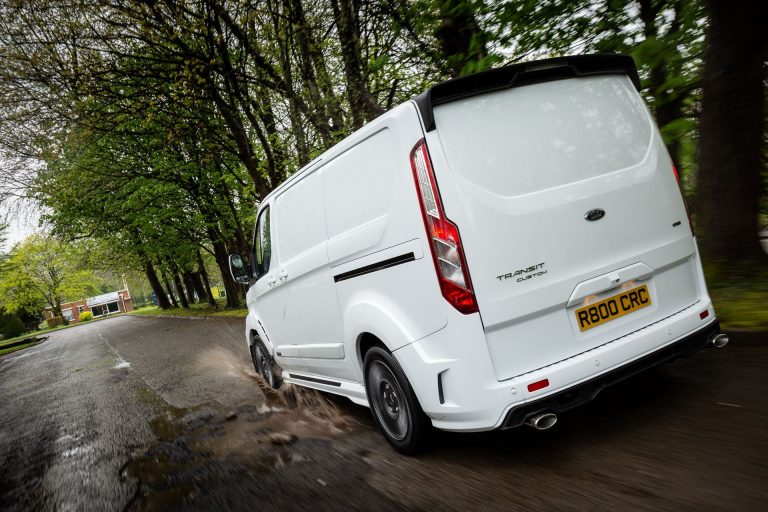 Rally-Inspired MS-RT Ford Transit Custom Is Soccer Dad’s Van | Carscoops