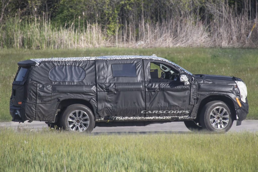 All-New 2020 Chevy Suburban Prototype Tries To Hide Independent Rear ...