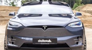 Tesla Model X Gets The Battlecar Off-Road Treatment | Carscoops