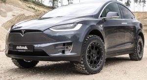 Tesla Model X Gets The Battlecar Off-Road Treatment | Carscoops