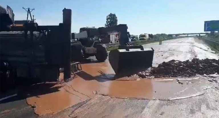 Tanker Crashes And Spills Sweet Chocolate Across Polish Motorway ...