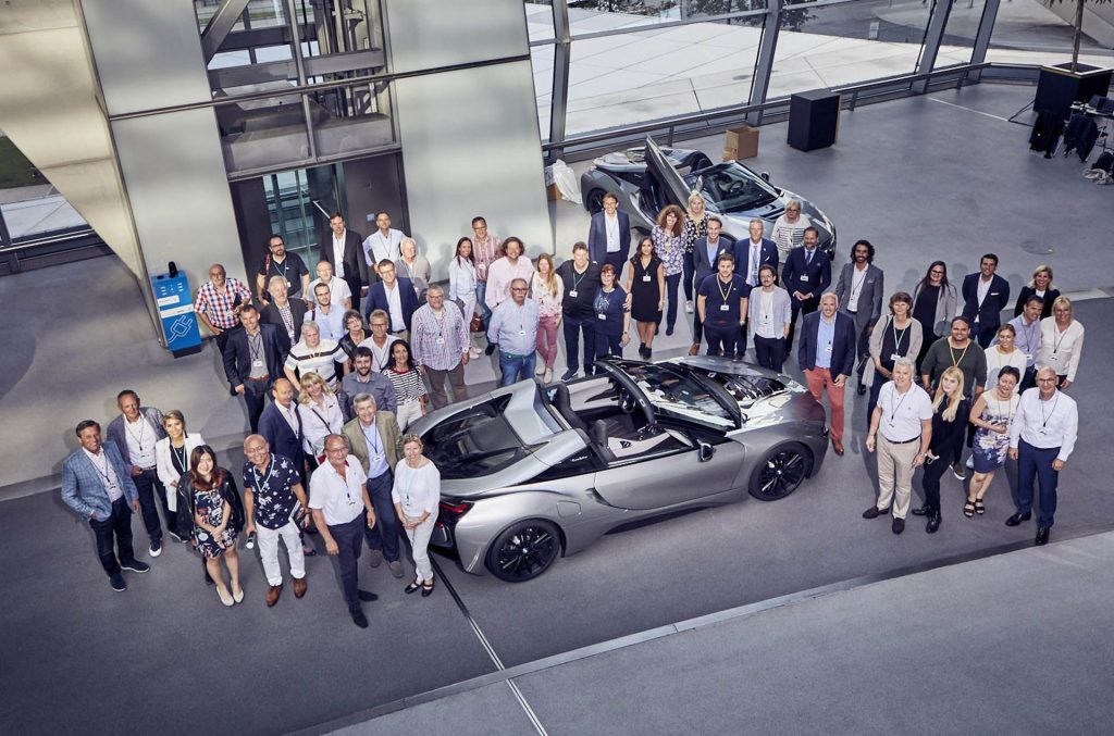 BMW Delivered The First 18 i8 Roadsters All At Once | Carscoops