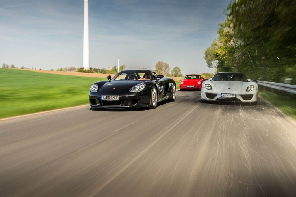 Three Generations Of Porsche Hypercar Hit The Road All Together | Carscoops