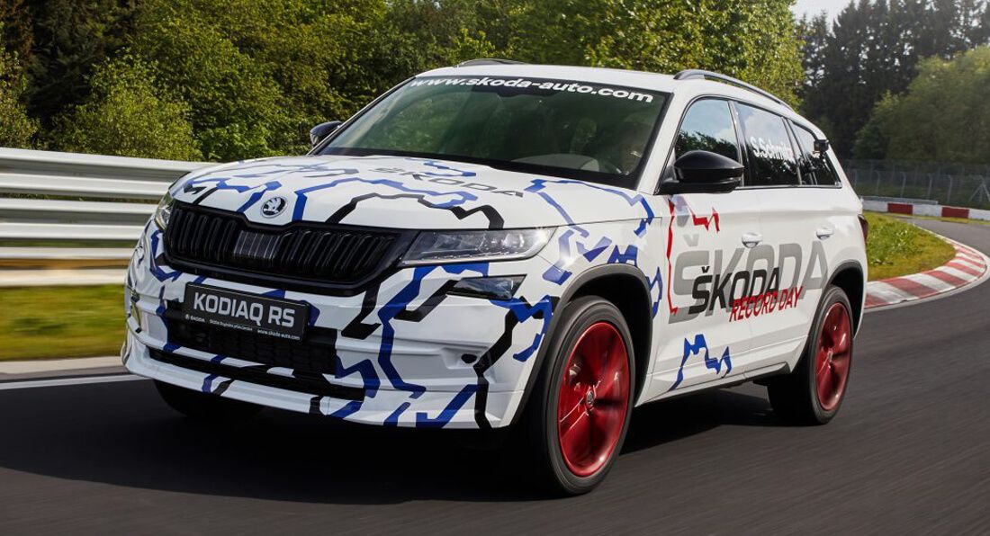2019 Skoda Kodiaq RS Is The Fastest 7-Seat SUV On The Nurburgring ...