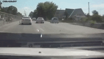 Honda Jazz Inexplicably Hits Curb Twice While Going In A Straight Line ...