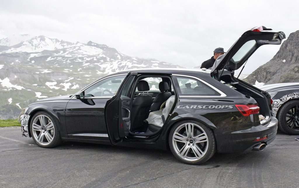 2020 Audi RS6 Tester Spotted With Production Front And Exhausts | Carscoops