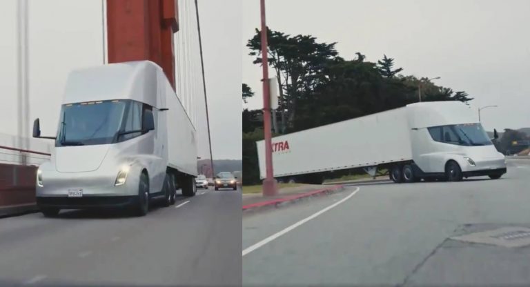 Tesla Releases Video With Semi Pulling A Trailer To Santa Rosa | Carscoops