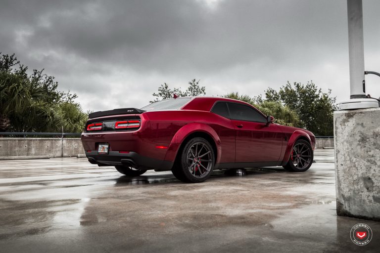 Dodge Challenger Demon Tries On New Aftermarket Wheels For Size | Carscoops