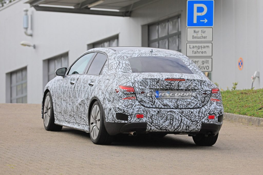 2019 Mercedes-AMG A35 Sedan Scooped With Over 300 HP | Carscoops