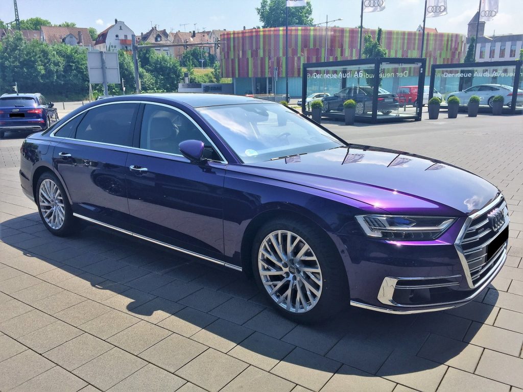 All-New A8L Looks Dashing Wearing Audi Exclusive Velvet Purple | Carscoops
