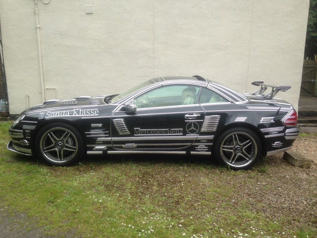 This Mercedes-Benz SL350 Really Does Have Jaw-Dropping Looks | Carscoops