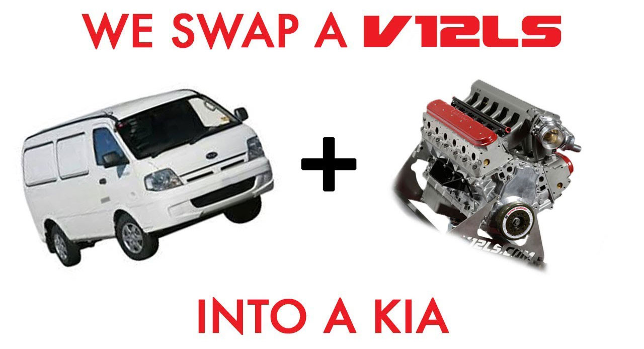 Kia Van Becomes The Ultimate Sleeper With V12 LS | Carscoops
