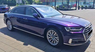 All-New A8L Looks Dashing Wearing Audi Exclusive Velvet Purple | Carscoops
