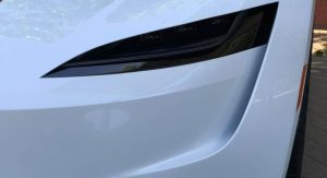 2020 Tesla Roadster Prototype Looks Resplendent In White, Too | Carscoops