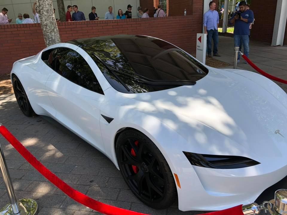 2020 Tesla Roadster Prototype Looks Resplendent In White, Too | Carscoops
