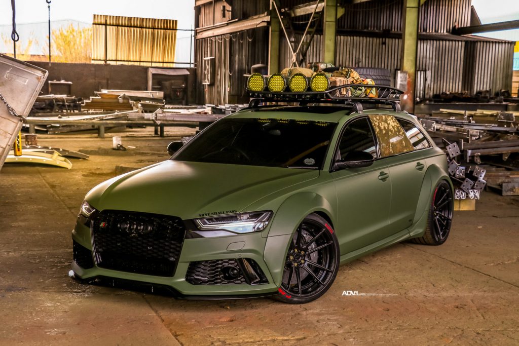 Army Green Wide-Body Audi RS6 Avant Is Ready For The Apocalypse | Carscoops
