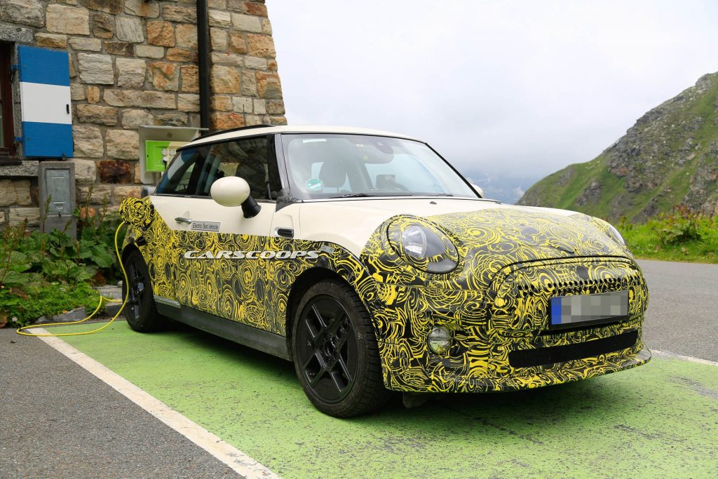 2019 MINI EV Teased, Will Have Enclosed Grille And Asymmetrical Four ...