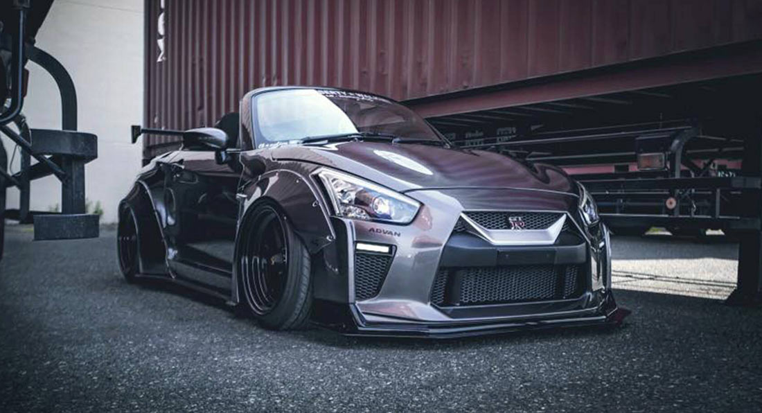 Liberty Walk Transforms Daihatsu Copen Into Mini-Me Nissan GT-R | Carscoops
