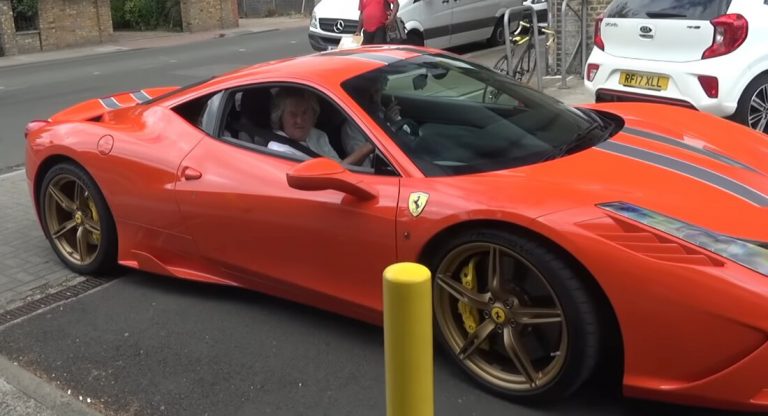 Watch James May Drive Richard Hammond In His Ferrari 458 Speciale ...