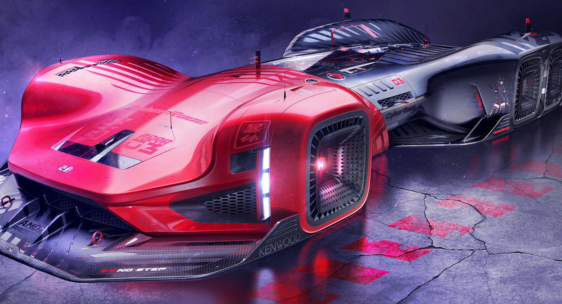 Your Brain Won’t Be Able To Comprehend The 2088 Honda CyberRace Concept ...