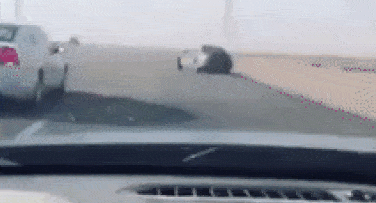 High-Speed Arabian Drift Attempt Ends With Wheel Snapping Off | Carscoops