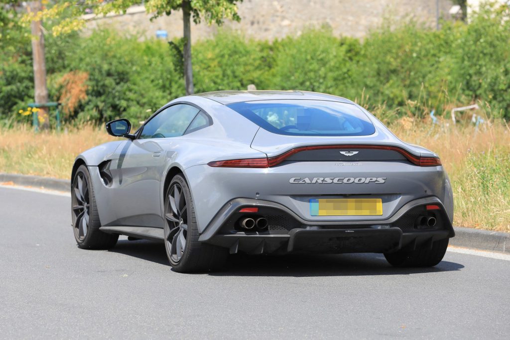 Aston Martin Vantage S Spied With Beefier Brakes And A Four-Tailpipe ...