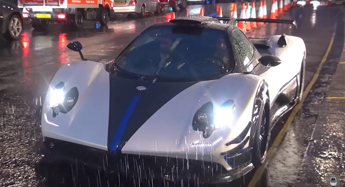 Saudi Prince Drives One-Off Pagani Zonda Riviera Through London’s Rainy ...