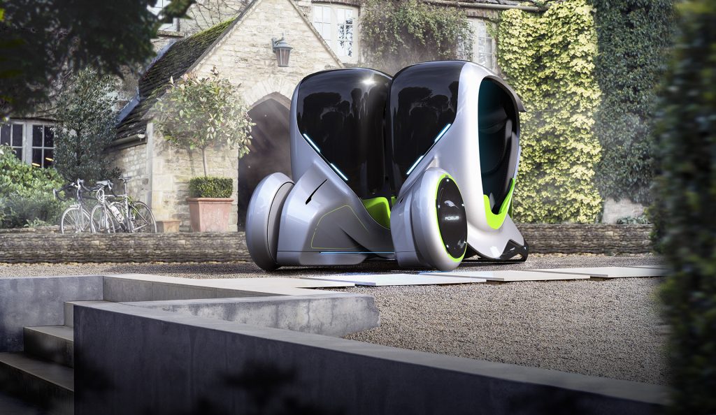 Futuristic City Vehicle Is Actually Two Independent Pods That Can Merge ...