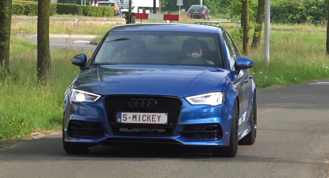 Black Audi S3 Modified