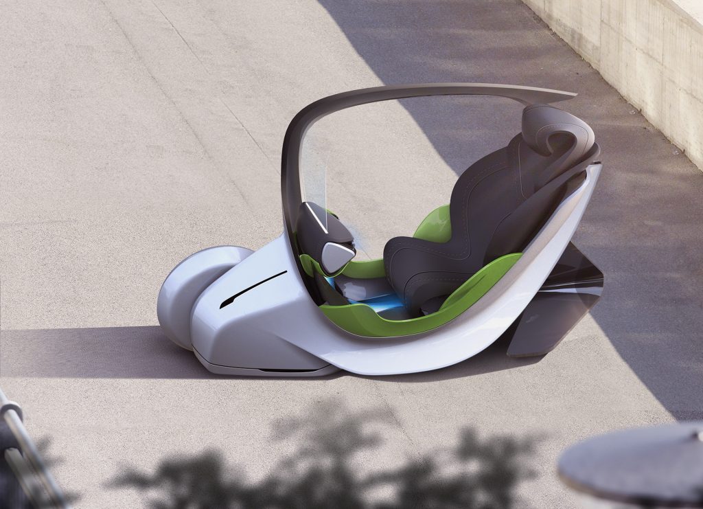 Futuristic City Vehicle Is Actually Two Independent Pods That Can Merge ...