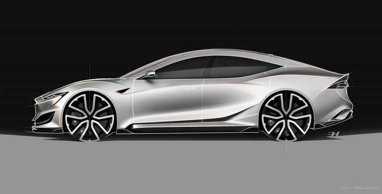 How’s This For A Next-Generation Tesla Model S? | Carscoops