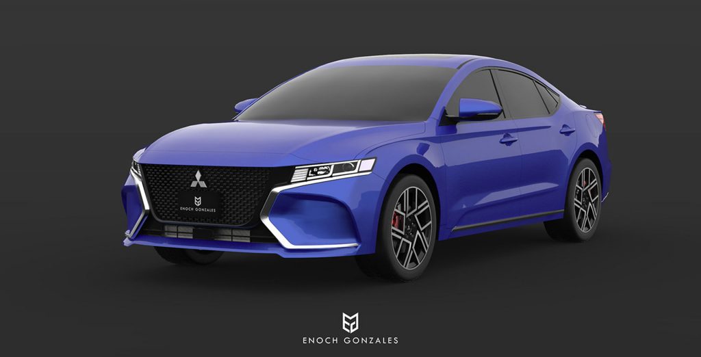 2020 Mitsubishi Gallant Study Envisions The Unlikely Rebirth Of A Mid ...