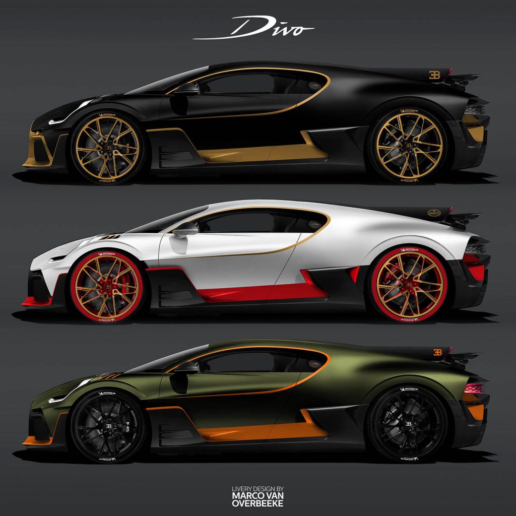 Bugatti Divo Would Look Spectacular In Just About Any Of These Liveries ...