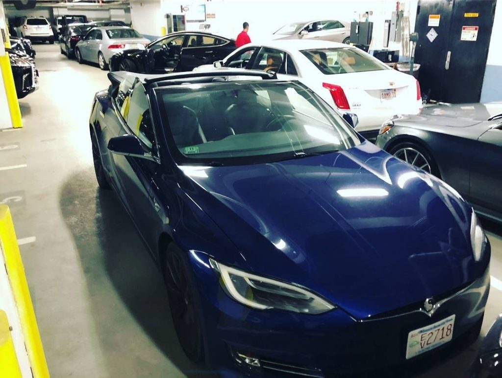 Customized Tesla Model S Convertible Spotted In Boston | Carscoops